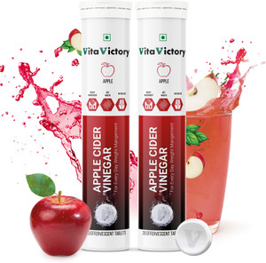 Vita Victory Apple Cider Vinegar for Weight Loss with Mother, 40 ACV ...