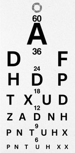 Bos Medicare Surgical Professional Medical Eye Examination Alphabet ...