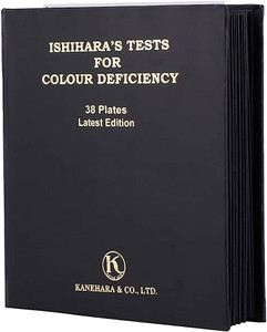 CV INSTRUMENTS Ishihara Colour Vision Test Book For Color Deficiency 38 ...
