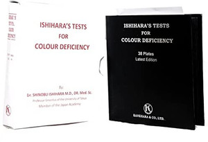 ECP Ishihara Colour Vision Test Book For Color Deficiency 38 Plates ...