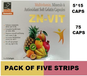 gementis ZENLABS ZN-VIT ZNVIT MULTIVITAMIN HEALTH SUPPLEMENT CAPSULE (5 ...