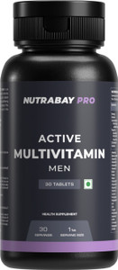 Nutrabay Pro Active Multivitamin for Men, Enhances Energy, Stamina ...