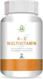Healthy Nutrition A-Z Multivitamin with 24 Essential Vitamins ...