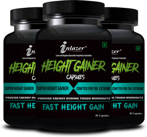 inlazer Gainer Height Capsule, Speed Height Increase Medicine For Pre ...