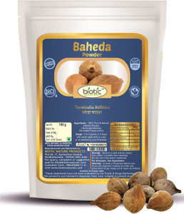 biotic Baheda Powder (Terminalia Belerica) Bahera / Behada - 100 gms ...