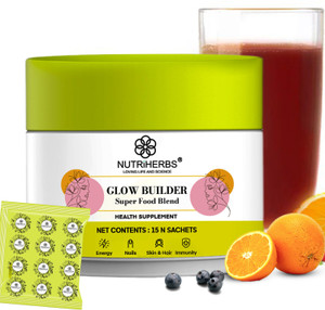 Nutriherbs Glow Builder | Collagen Booster Powder Supplement for ...