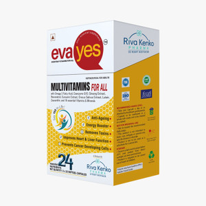 RivakenkoPharma Eva Yes Multivitamins for all with omega 3 Fatty ,16 ...