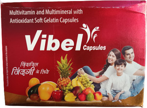 VIBLE VIBEL MULTIVITAMIN AND MULTIMINERAL CAPSULES 10*3 (pack of 3) 30 ...
