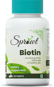 Sprowt Hair Growth Biotin Tablet 10000mcg | Hair Repair & Regeneration ...