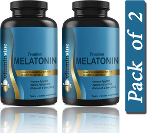 Vitaminvine Sleeping Pills Aid for Deep Sleep with Melatonin Tablets ...