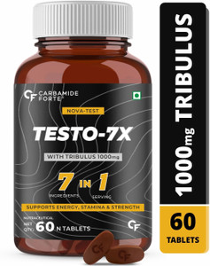 CARBAMIDE FORTE Testosterone Booster for Men with Tribulus Terrestris ...