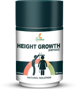 grinbizz Height Growth Capsule Natural Height Gainer/ Height Booster ...