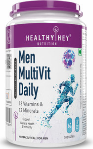 HealthyHey Nutrition MultiVitamin for Men - Multi-Vit Daily - 60 ...
