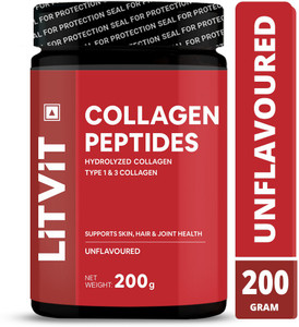 LITVIT Collagen Powder for skin and hair - Hydrolyzed Collagen ...