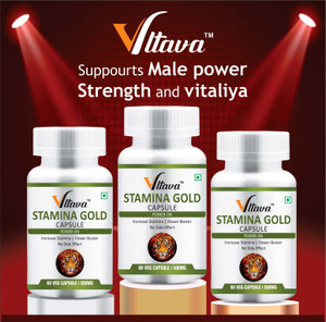VLTAVA Stamina Gold Capsules - Energy Stamina & Power Capsule For Men ...