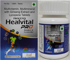 Progenix HEALVITAL MULTIVITAMIN WITH GINSENG & LYCOPENE FOR HAIR,SKIN ...