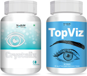 Vokin Biotech Crystalix & Topviz Complete Eye Health Formula to ...