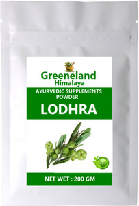GREENELAND Natural LODHRA POWDER ( Symplocos Racemosa ) 200 GM Price in ...