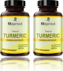 Fitsprout TURMERIC Tablets, CURCUMIN, CURCUMIN Tablets (G271) Price in ...