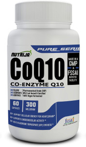 NutriJa Coenzyme Q10 (CoQ10) 300MG - 60 Capsules Price in India - Buy ...