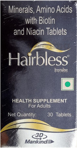 Hairbless TABLET - 1 BOTTLE Price in India - Buy Hairbless TABLET - 1 ...