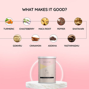 Solvve PCOS/PCOD Supplement - Regularise Periods - Orange Flavour - 15 ...