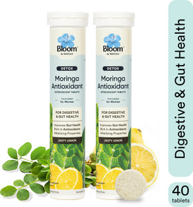 Bloom Moringa Antioxidant Effervescent Tablet | For Gut Health & Detox ...