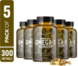 Goodlife Nutrition Fish Oil Double Strength Omega 3 Softgel Price in ...
