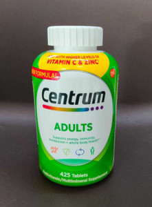 Centrum Adults 425 Tablets Multivitamin / Multimineral Supplement Price ...