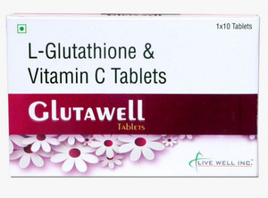 LIVE WELL INC Glutawell Tablets (10 Tablets) Price in India - Buy LIVE ...