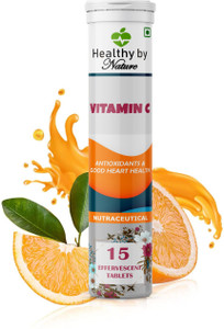 Healthy By Nature Natural Vitamin C 1000mg - 15 Effervescent Tablets ...