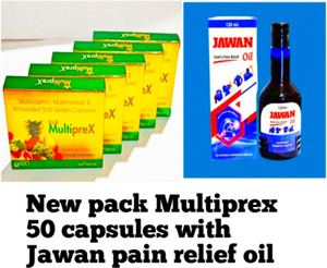 Multiprex Multivitamin multimineral antioxidant 50 capsules with Jawan ...