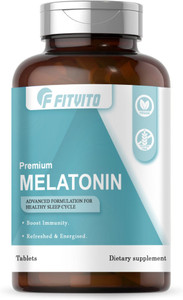 Fitvito Sleeping Pills Aid for Deep Sleep with Melatonin Tablets (K70 ...