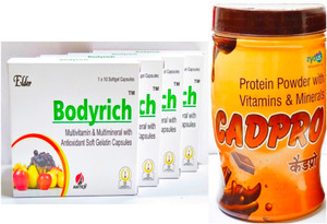 Bodyrich Multivitamin multimineral with cadpro protein powder Build ...
