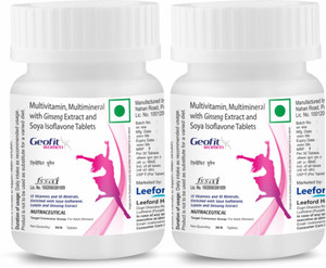 GEOFIT Multivitamin Tabets for Women With Ginseng Extract Pack of 2 ...