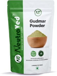 NeutraVed Gurmar Powder / Madhunashini Powder / Gymnema Sylvestre - 200 ...
