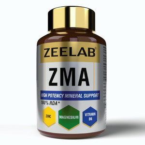 zeelab ZMA(Zinc, Magnesium Aspartate, Vitamin B6) for Improves Strength ...