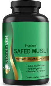 Vitaminvine Safed Musli, safed musli Tablets, testosterone booster for ...