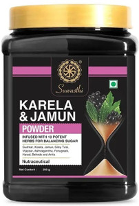SUWASTHI Karela Jamun Powder With 11 Potent Herbs Helps Regulate Sugar ...
