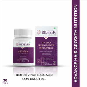 Bioever Biotin Tab Advance Hair Growth Supplementary 30 Tabs For Men ...