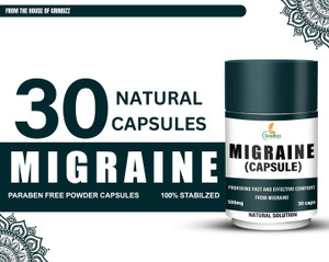 grinbizz Migraine capsule Relieves Migraine Symptoms/Mind Wellness ...