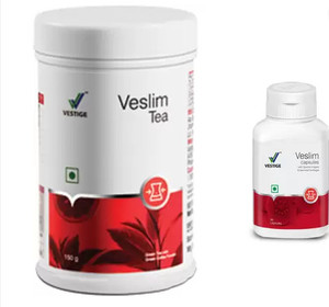 Vestige Veslim Capsules (90 Capsuls ) and veslim tea 150g Price in ...