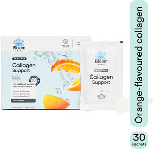 Bloom Collagen Powder + Antioxidants (Orange Flavour) - 30 Sachet Price ...