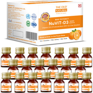 The Old Natural Nuvit D3 Vitamin D3 60000 iu I 60K iu Sugar Free Nano ...