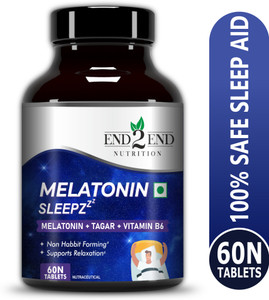 End2End Nutrition Melatonin 5mg | Sleeping aid pills for Deep Sleep ...
