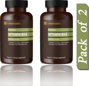 Vitamatix Plant Based Vitamin B12 Tablets (H225) Price in India - Buy ...