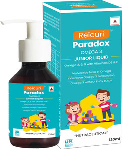 Reicuri Paradox Omega 3 Junior Liquid | Omega 369 Fish Oil with Vitamin ...