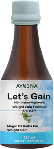 Ayudiva Let's Gain Ayurvedic Syrup Can Help Gain Weight Gain Naturally ...