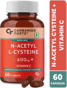 CF N Acetyl Cysteine Tablets 600mg Supplements with Vitamin C 80mg ...