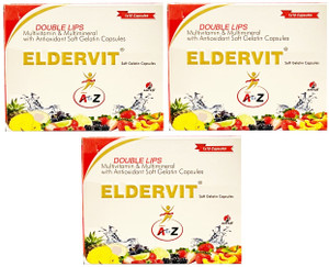 DOUBLE LIPS Eldervit antex MULTIVITAMIN & MULTIMINERAL ANTIOXIDANT ...